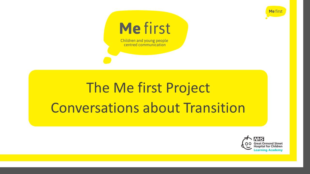 Me First Project: Conversations About Transition - 10 Steps Transition ...