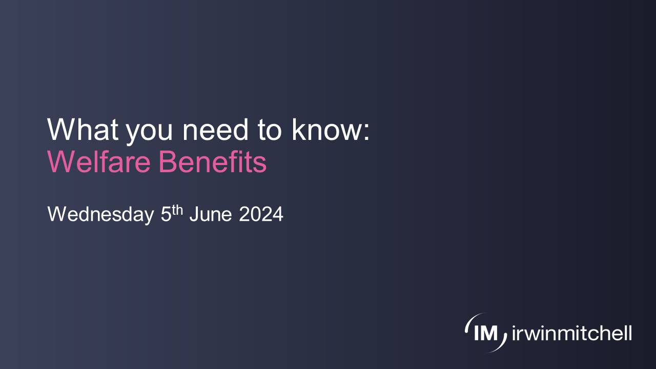 What You Need to Know: Welfare Benefits - 10 Steps Transition to adult ...